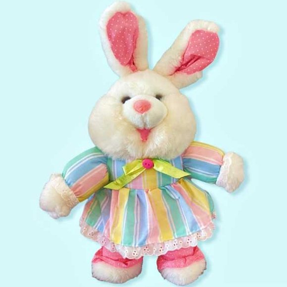 Unknown Vintage | Toys | Vintage 99s Easter Bunny Rabbit 15 Stuffed ...